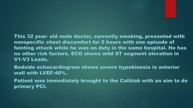 Primary pci | PPTX | Heart and Cardiovascular Diseases | Diseases and ...