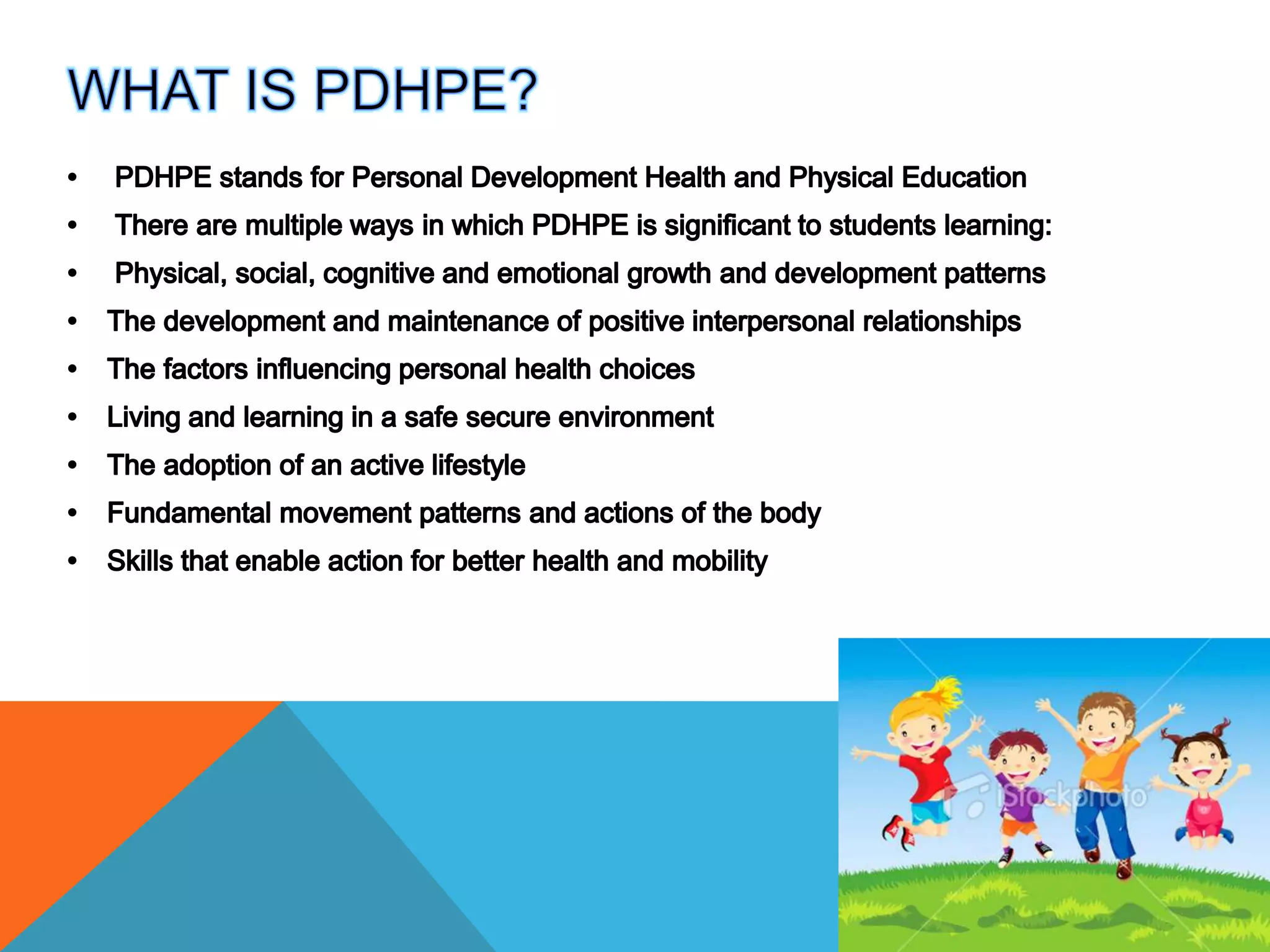 Primary pdhpe | PPT