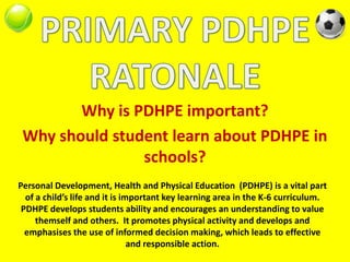 Primary pdhpe pp | PPTX