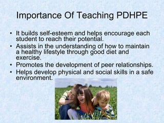 Primary personal development, health and physical education | PPT