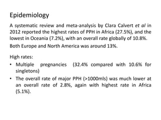 Primary postpartum haemorrage | PPT