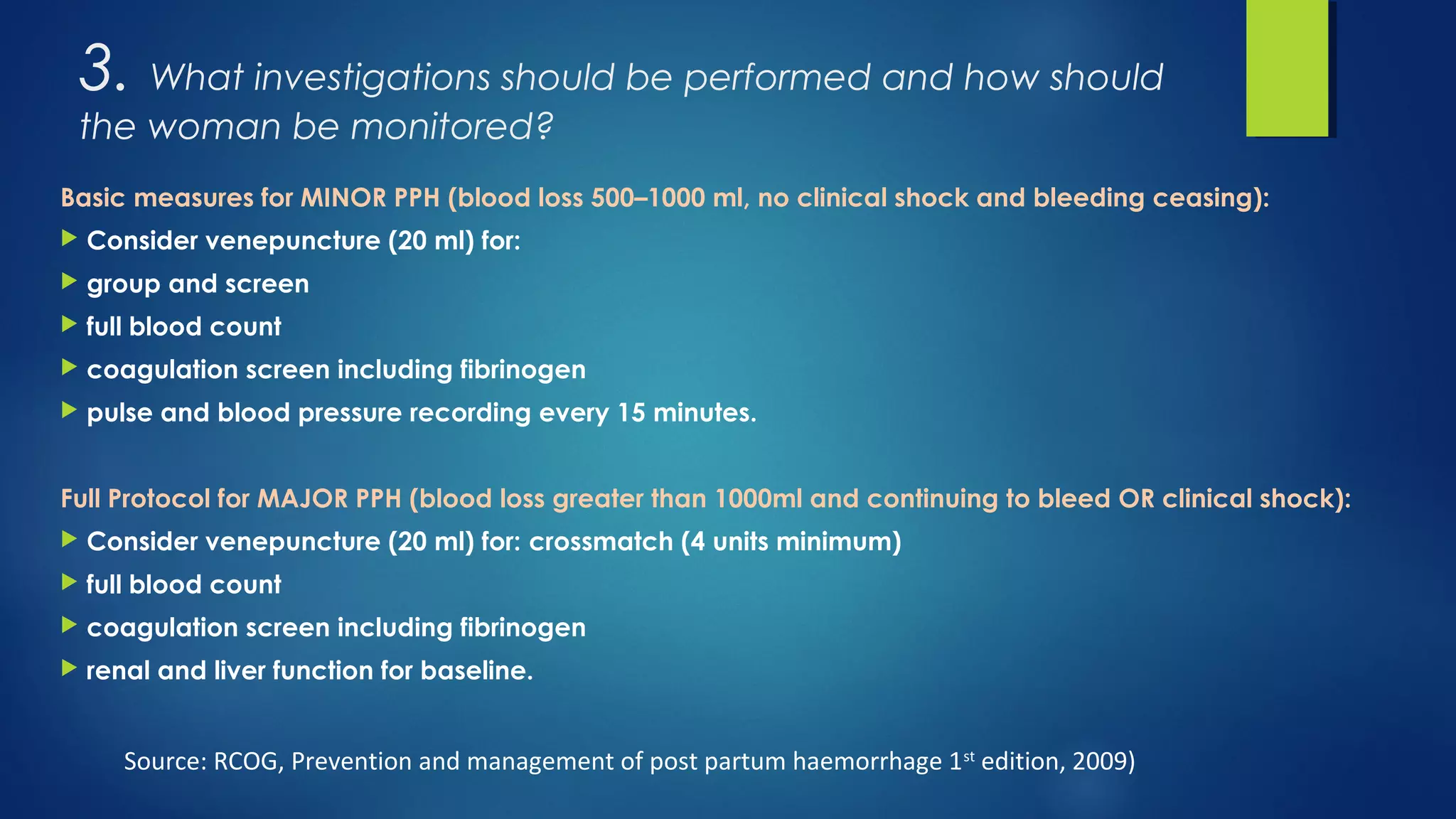 Primary post partum haemorrhage | PPT