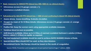 Primary post partum haemorrhage | PPT
