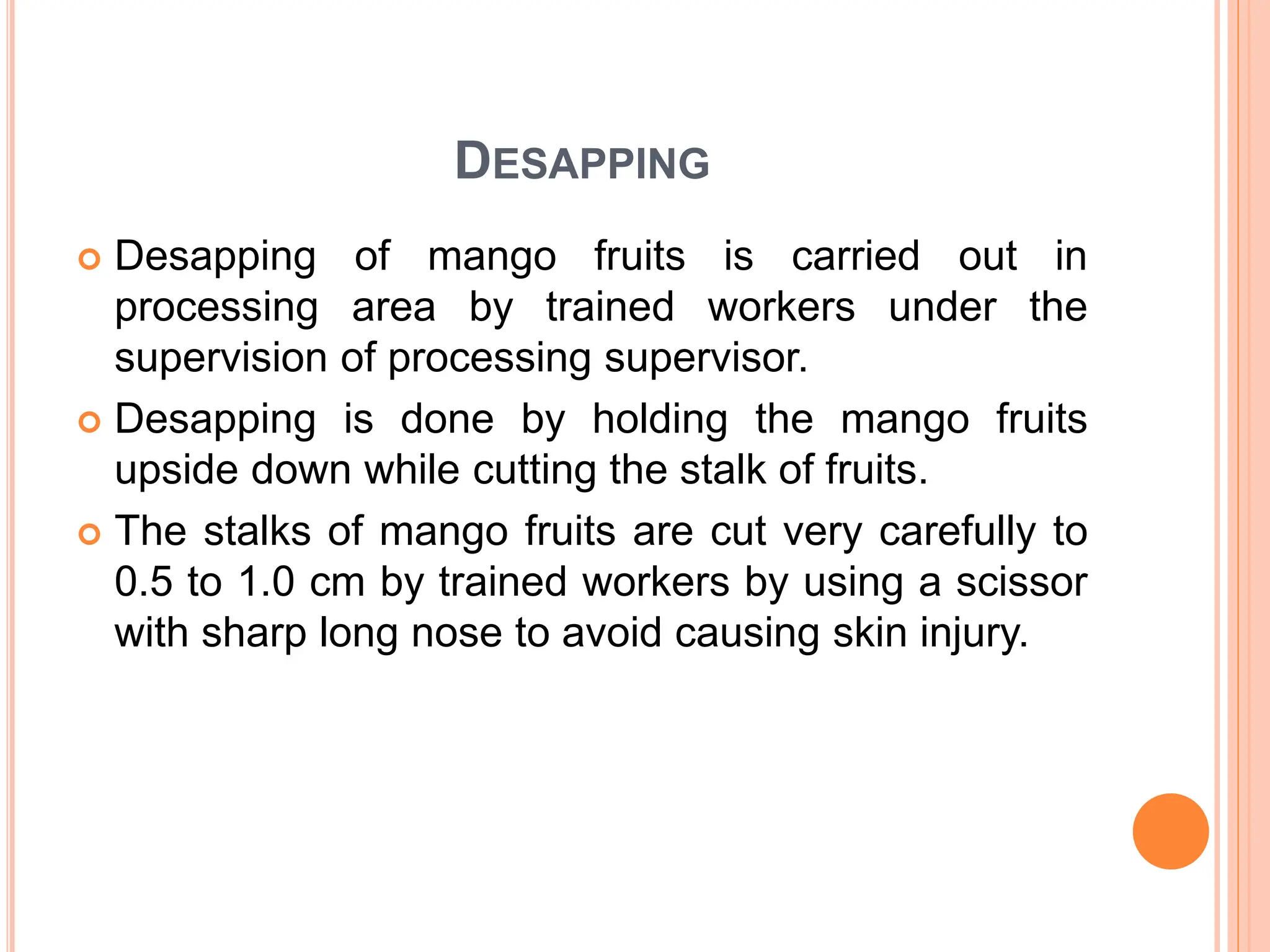 Primary processing and pack house handling of F & V | PPTX