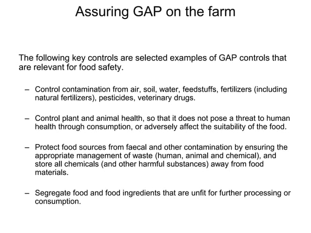 Food Hygiene Issues in Primary Production | PDF | Agriculture | Industries