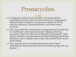 Primary pulmonary hypertension | PPTX