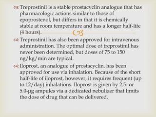 Primary pulmonary hypertension | PPTX