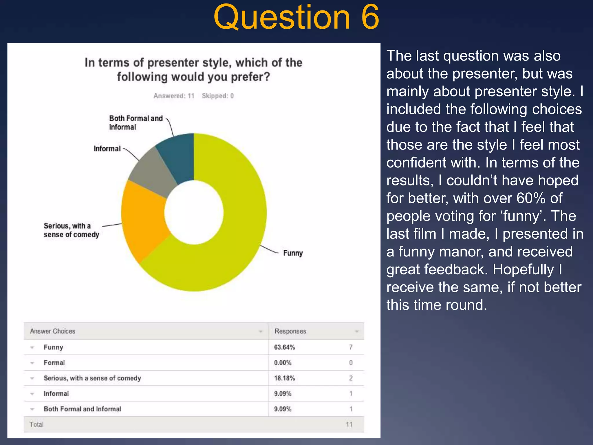 Questionnaire Analysis | PPTX
