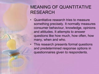 Primary research on baby care product by using quantitative research ...