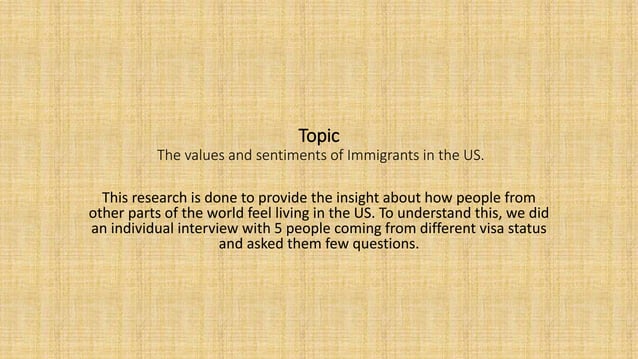 Primary research project | PPT