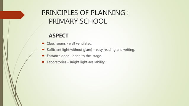 Planning of Primary School Building | PPTX