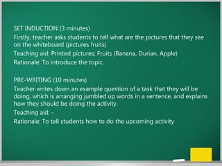 Year 3 ESL Lesson Plan | PPTX