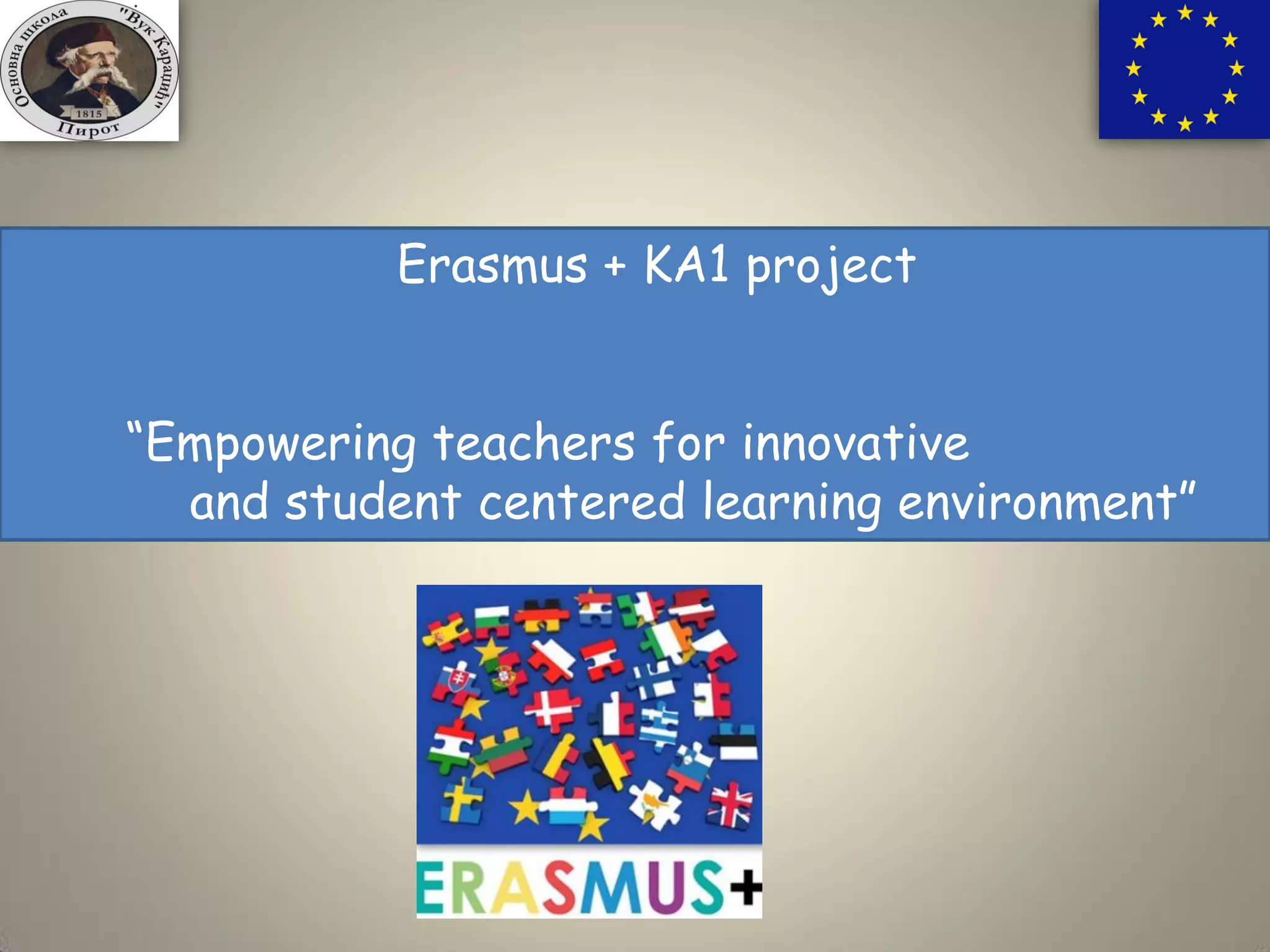 Primary school Vuk Karadzic Pirot Erasmus + | PDF