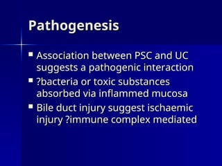 Primary Sclerosing Cholangitis management the lect .ppt