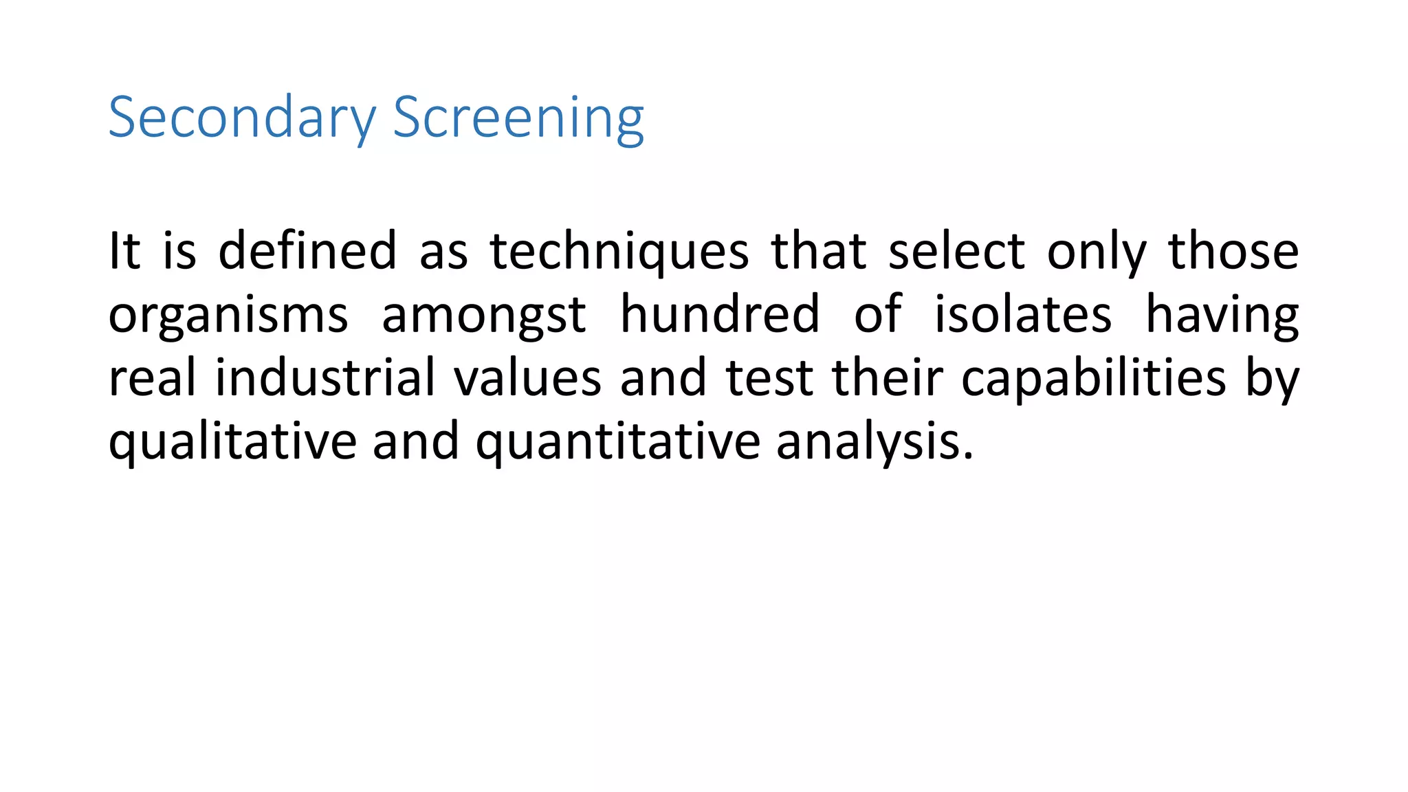 Primary screening | PPTX