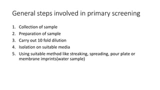 Primary screening | PPTX