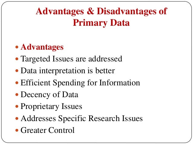 data collection primary and secondary