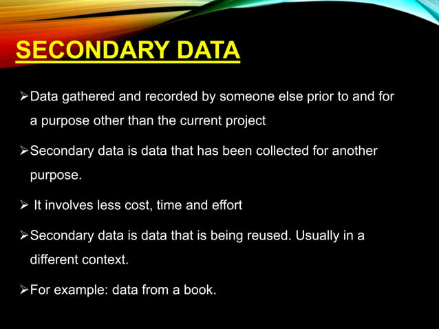 Primary & Secondary Data Collection Methods.pptx | Free Download