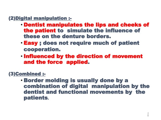 PRIMARY & SECONDARY IMPRESSION IN CD.ppt | Dental Health | Diseases and ...