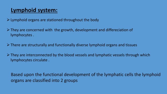 Primary and secondary lymphoid organs | PPTX