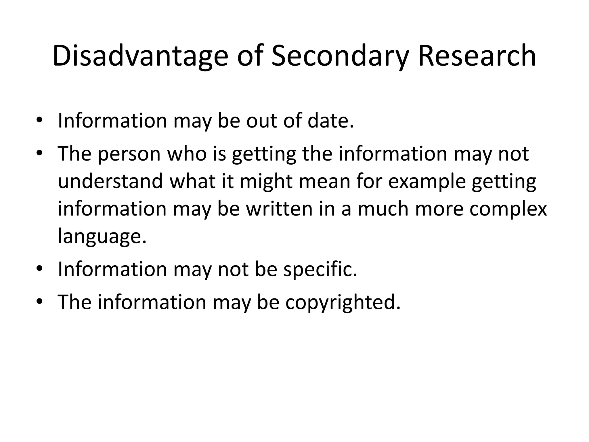 Primary secondary research | PPTX