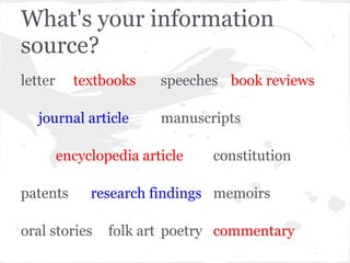 Primary secondarysources | PPT