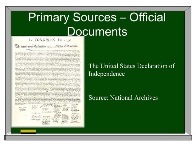 Primary & Secondary Sources | PPT | Secondary Education | Education
