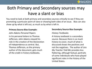 Primary secondarysources972003 | PPT
