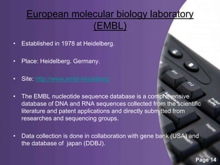Primary, secondary, tertiary biological database | PPT