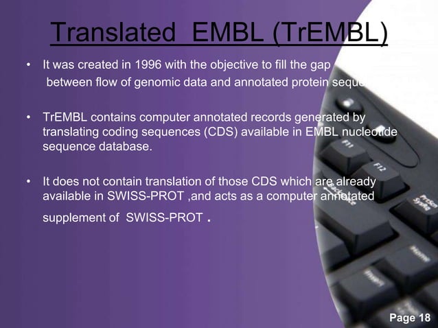 Primary, secondary, tertiary biological database | PPT | Databases ...