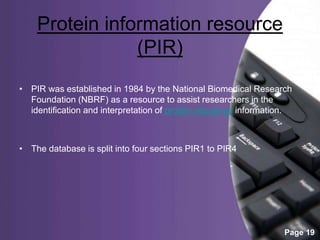 Primary, secondary, tertiary biological database | PPT