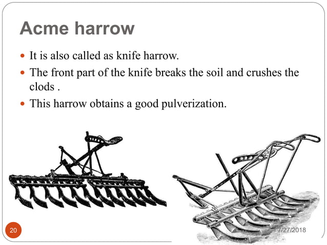 Primary & Secondary tillage Implements and their uses | PPTX ...