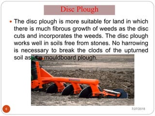 Primary & Secondary tillage Implements and their uses | PPTX