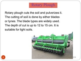 Primary & Secondary tillage Implements and their uses | PPTX