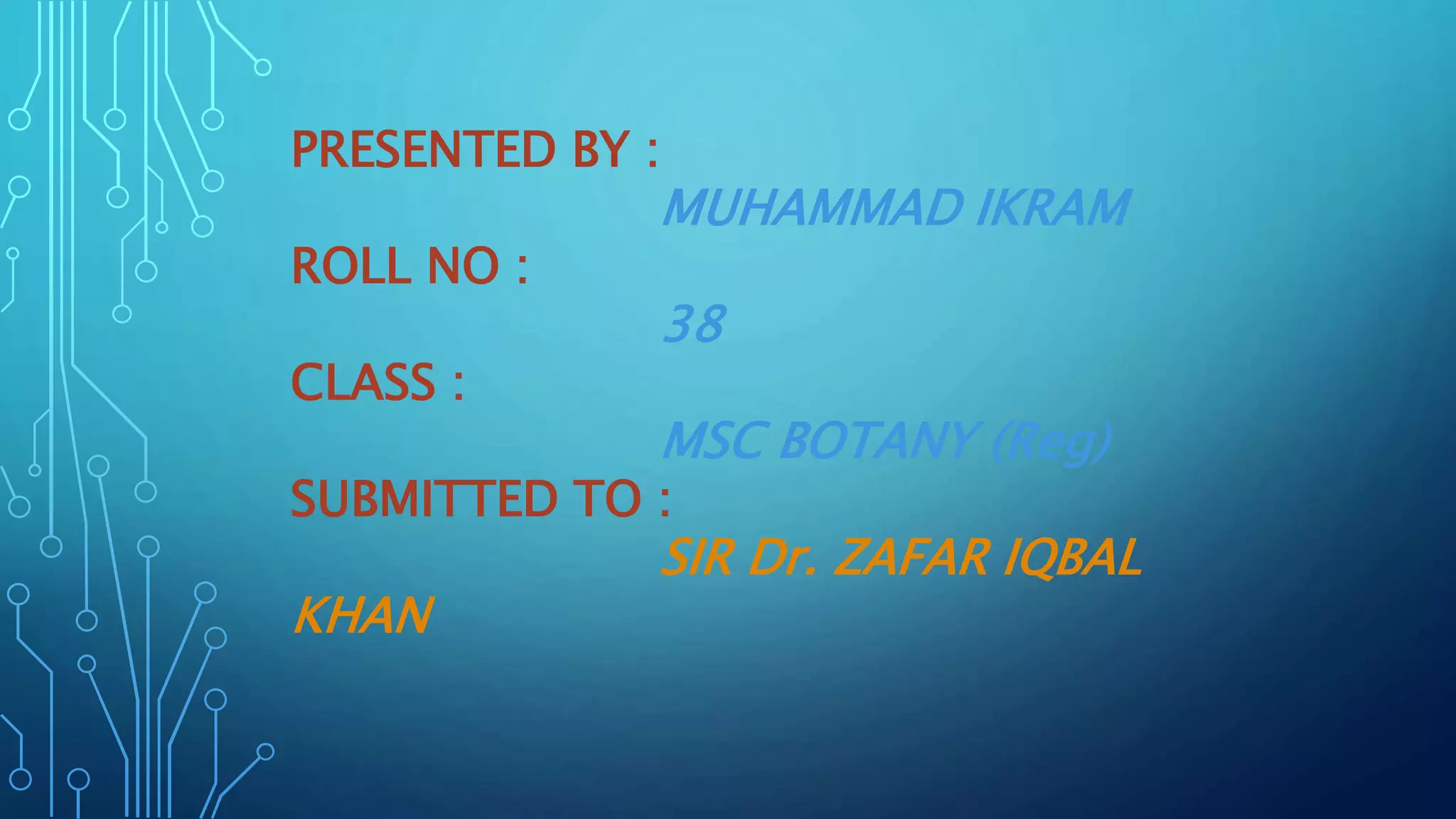 Primary & secondary tissues is in plants (by ikram) | PPTX