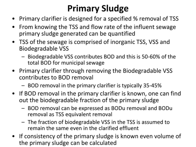 Primary sedimentation | PPTX | Physics | Science