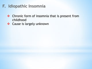 Primary Sleep Disorders | PPTX