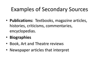 Primarysourcedocuments | PPT