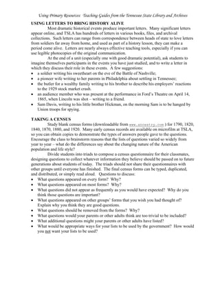 Primary sourcelessons1 | PDF