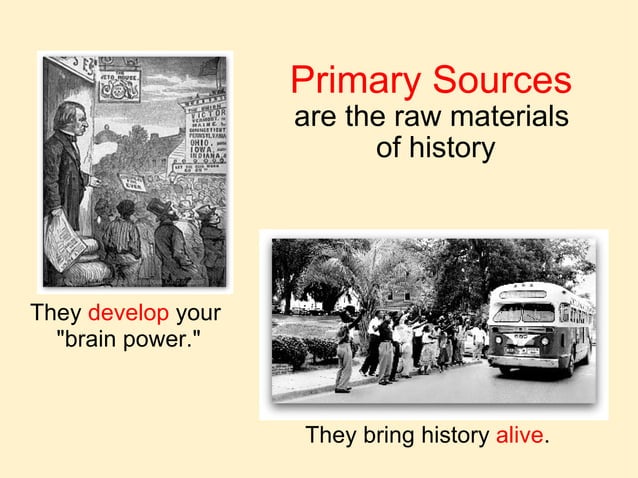 Primary Sources | PPT