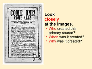 Primary Sources | PPT