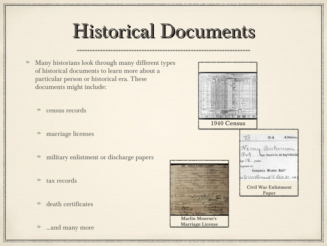 How do we know what we know about History? Primary and Secondary ...