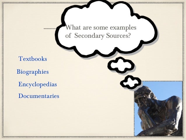 How do we know what we know about History? Primary and Secondary Sour…