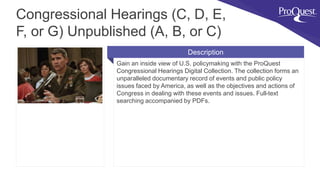 ProQuest Primary Source Materials | PPTX