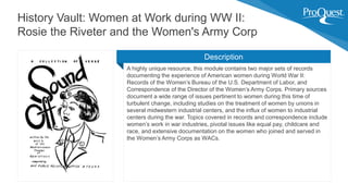 ProQuest Primary Source Materials | PPTX