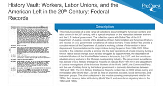 ProQuest Primary Source Materials | PPTX