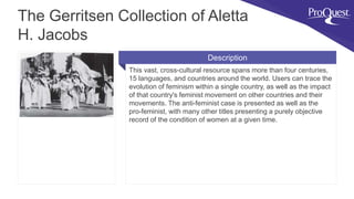 ProQuest Primary Source Materials | PPTX