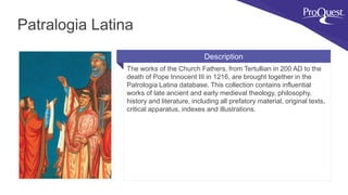 ProQuest Primary Source Materials | PPTX