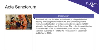 ProQuest Primary Source Materials | PPTX