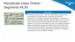 ProQuest Primary Source Materials | PPTX